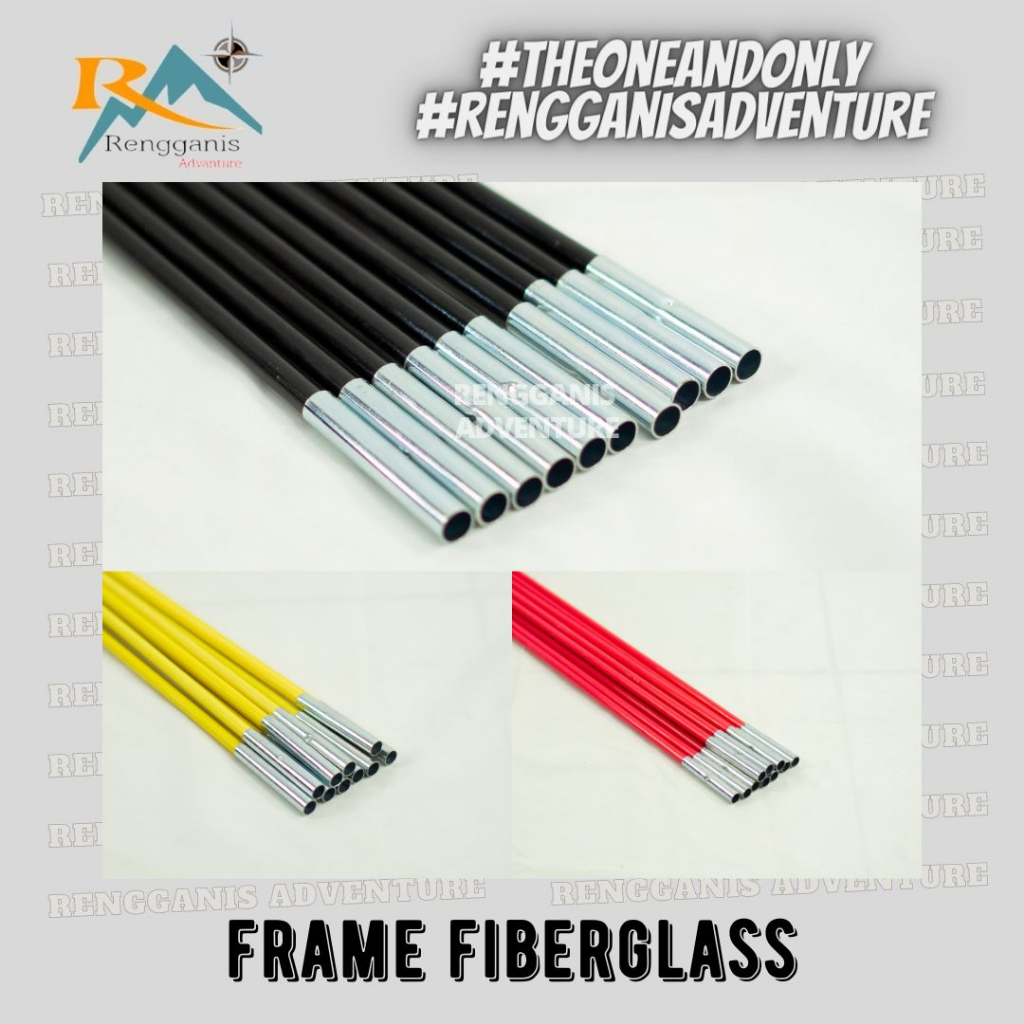 TENDA Fiber Bar Tent FRAME GREAT FIBERGLASS FRAME OUTDOOR HIKING ...