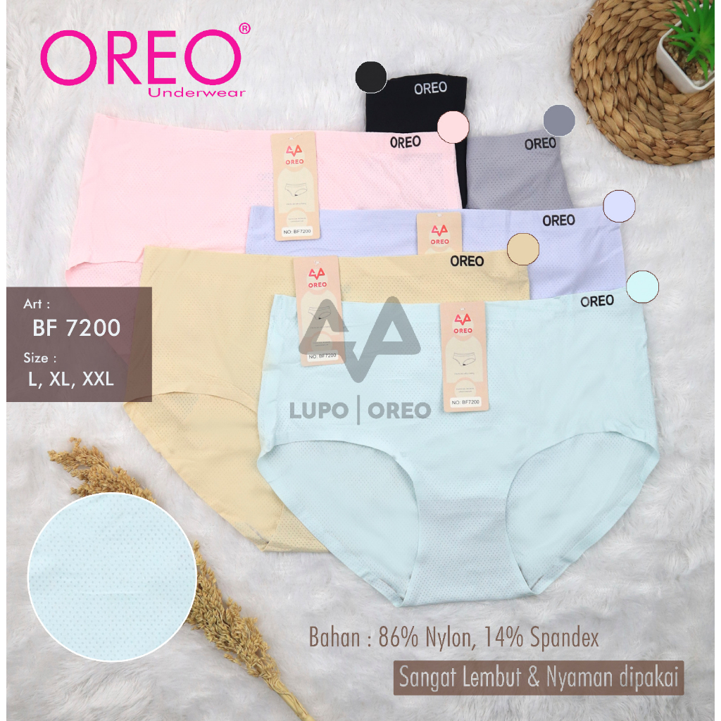 Oreo [3Pcs] BF-7200 ADULT SEAMLESS PORI WOMEN'S UNDERWEAR | Shopee Malaysia
