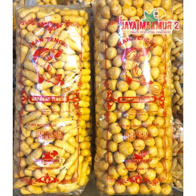 1kg premium amplang tengiri Fish Crackers Typical Of East Java | Shopee ...