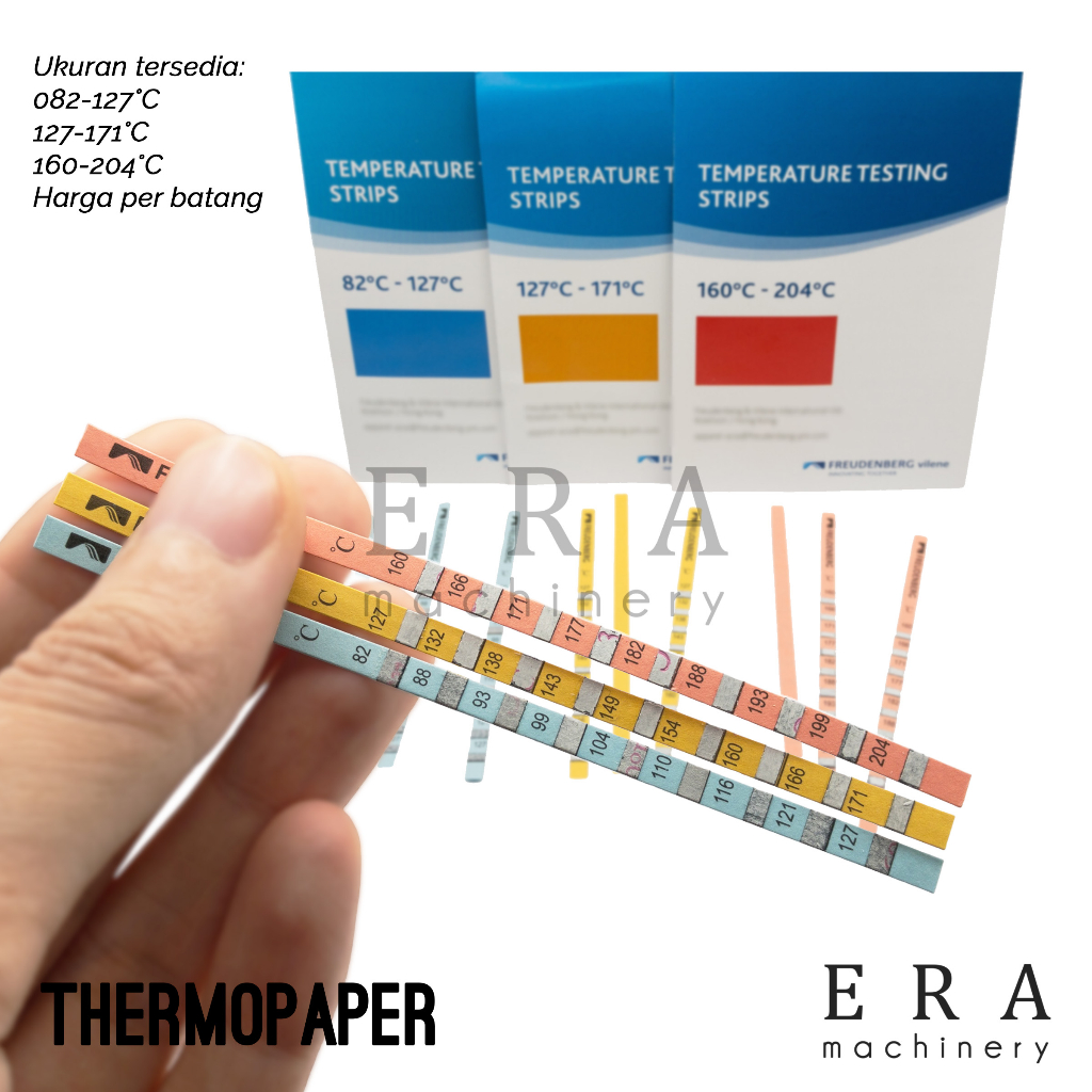 Thermopaper FREUDENBERG Vilene Temperature Testing Strips Temperature ...