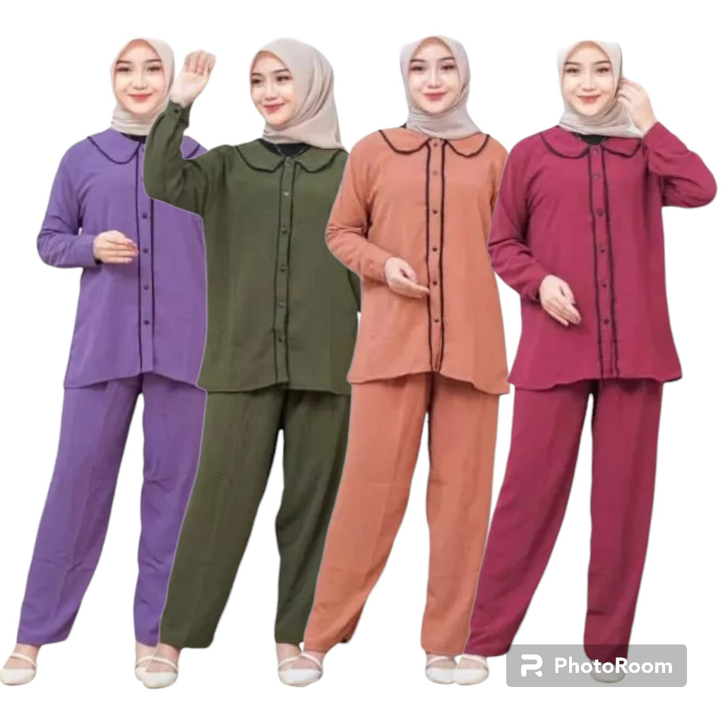 Women's Long Plain Suits giga Tiedye Women's Long Suits | Shopee Malaysia