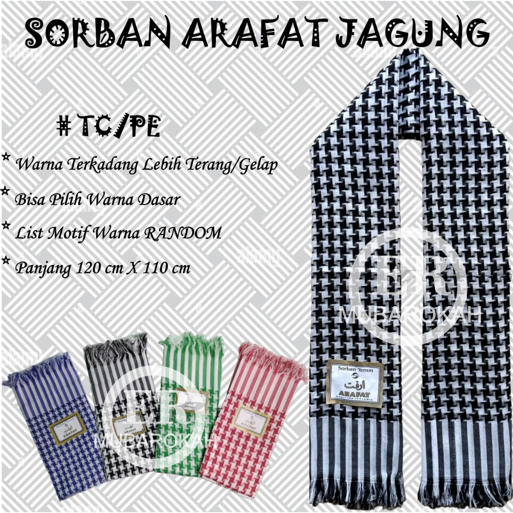 Arafat Corn Turban Hajj Turban Adult Arabic Turban | Shopee Malaysia