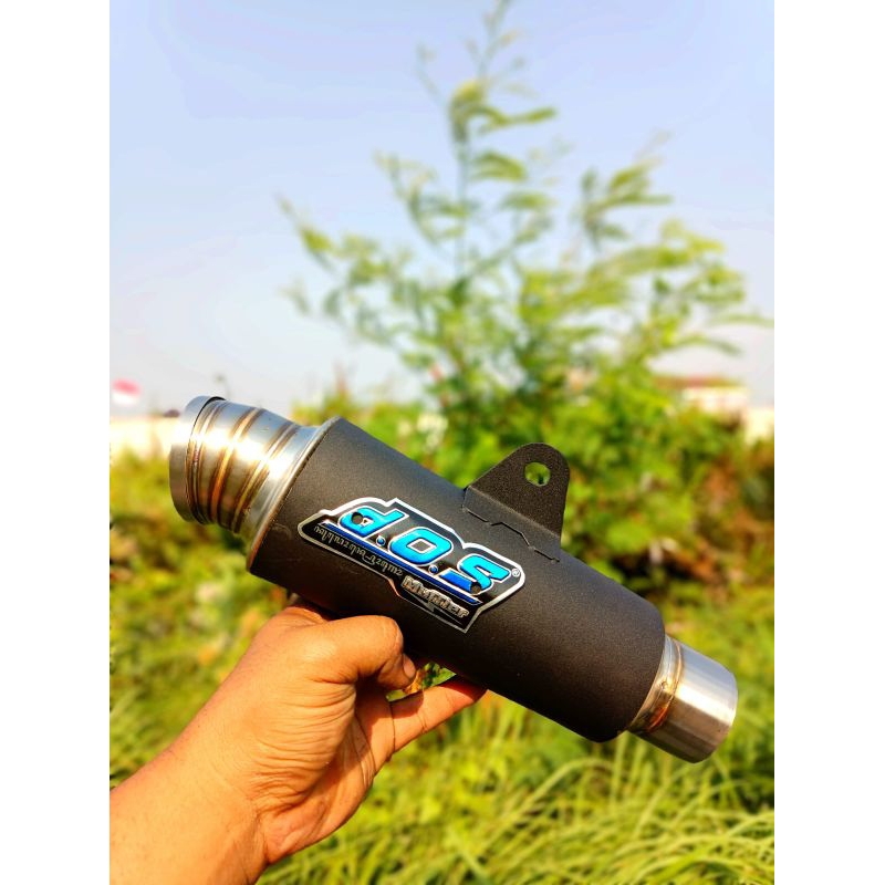 HITAM Dos FANTERA exhaust slincer black coating black (black PROPOLIS ...