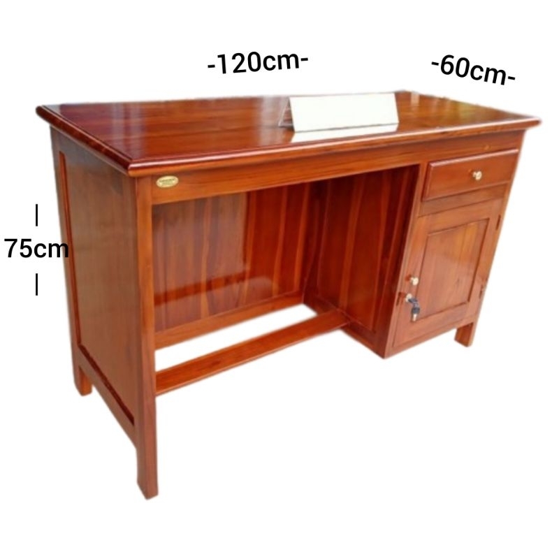 Work DESK - TEACHER TABLE - OFFICE TABLE - BIRO HALF TABLE | Shopee ...