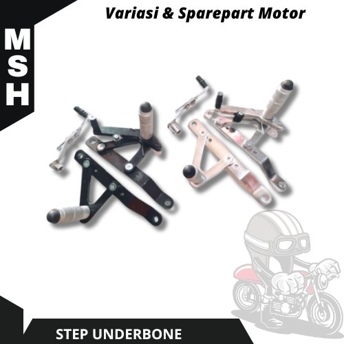 Step Underbone Footstep Underbone Universal 10mm Thickness Set Of 2 ...
