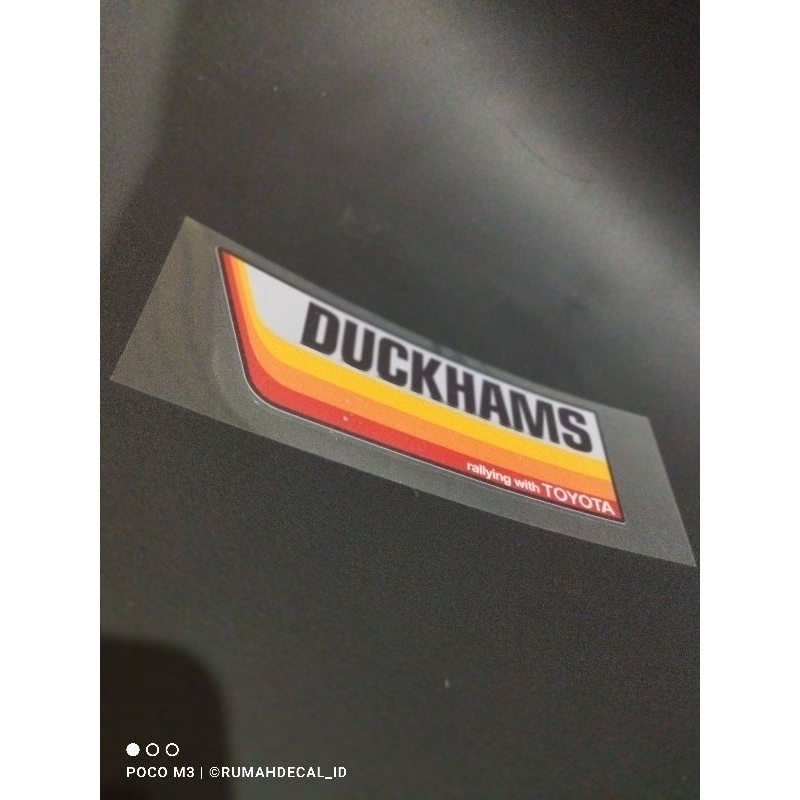 Toyota Duckhams Sticker | Shopee Malaysia
