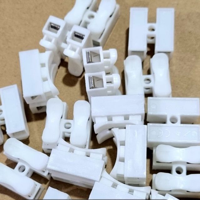 Terminal Clamp 2Pin Cable CH-2 Self Locking Electrical Cable Connector ...
