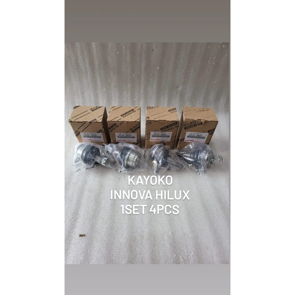 Ball JOINT UP AND DOWN 1SET 4PC INNOVA HILUX FORTUNER | Shopee Malaysia