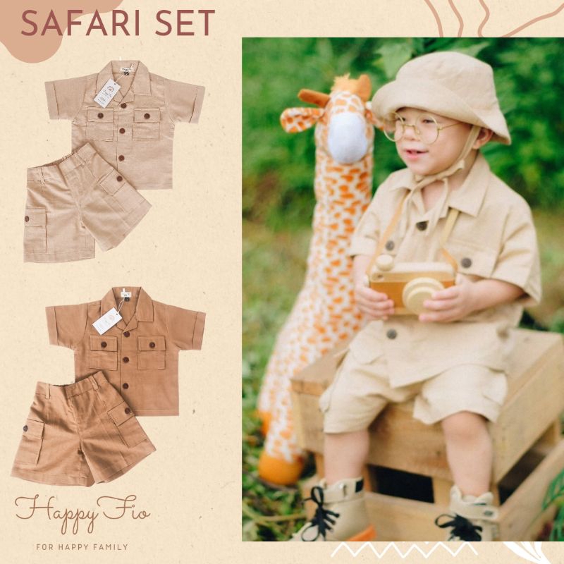 Baby and children's Safari Set by Happyfio (zoo keeper) | Shopee Malaysia