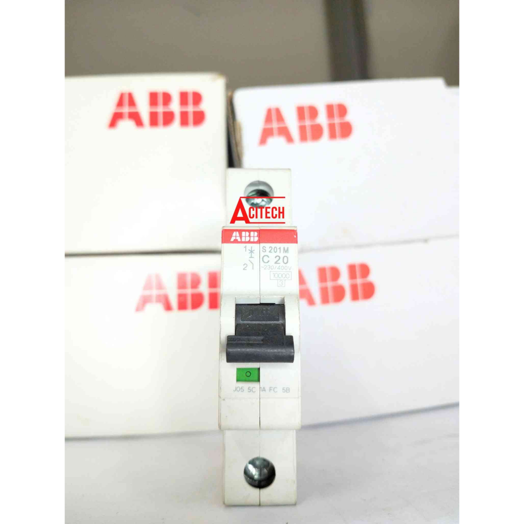 Abb MCB 1P 20a 1phase MCB S201M-C20 | Shopee Malaysia