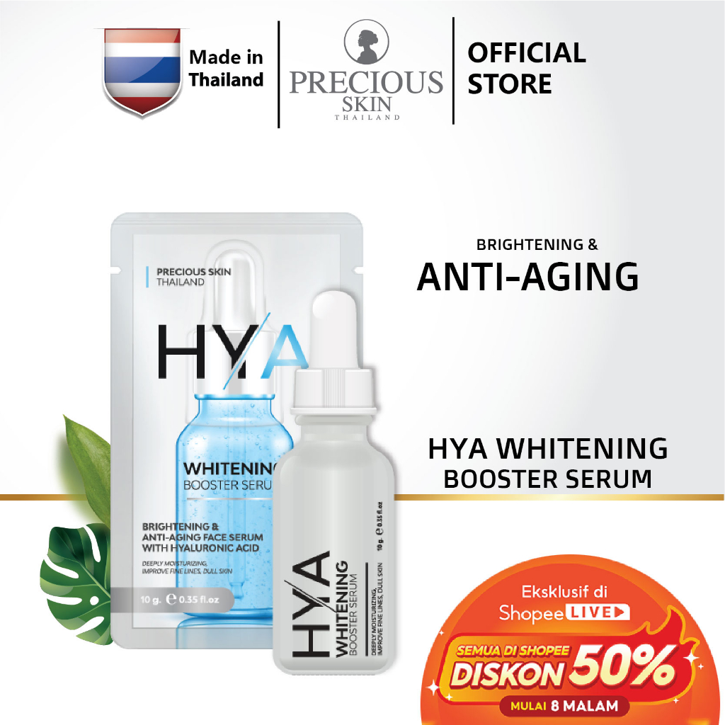 Precious Skin Thailand Hya Whitening Booster Face Serum/Anti Aging Face ...