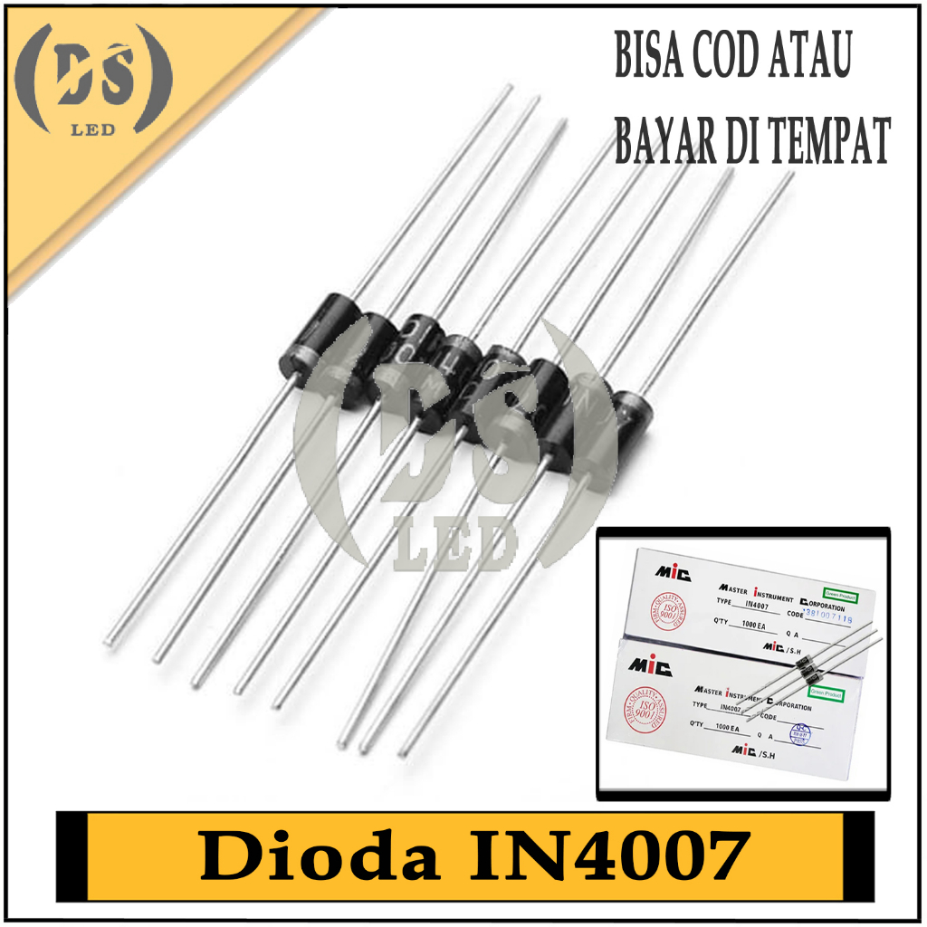 Diode 1N4007 1A / Diode IN4007 1Ampere Renceng | Shopee Malaysia