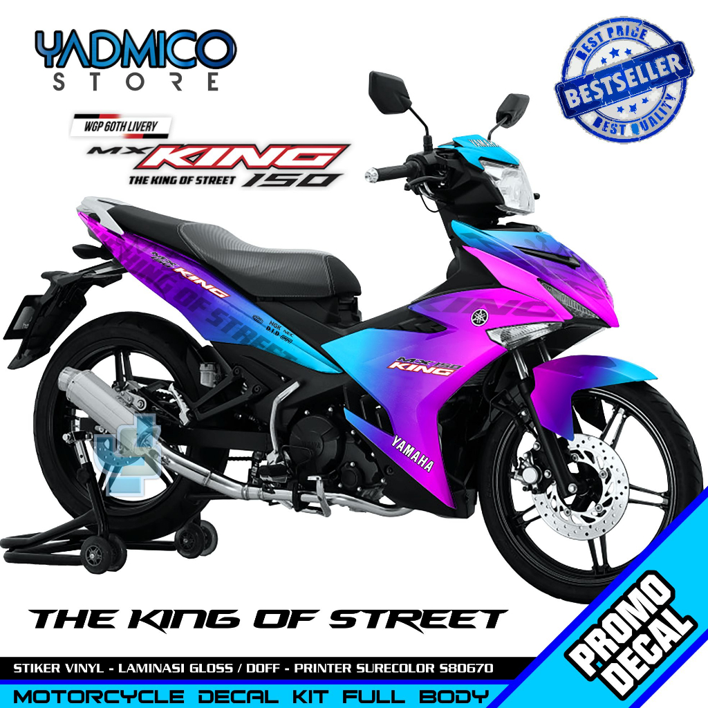 Mx King 150 Full Body Decal - MX King Full Body Motorcycle Sticker ...