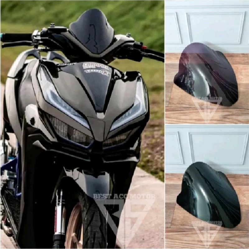 Visor windshield vario all new 125/150 th2018/2021jeng GP plus glue ...