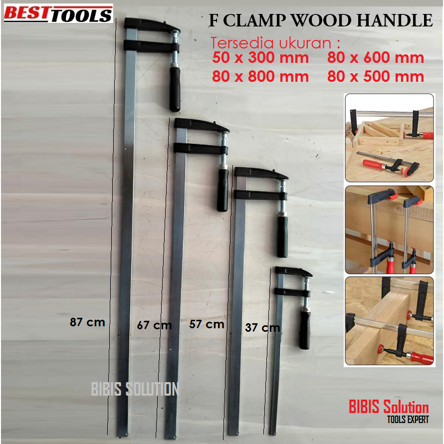 KAYU Clamps F Clamps F Clamps Wood Board Iron Glass F Clamps Vise Press ...
