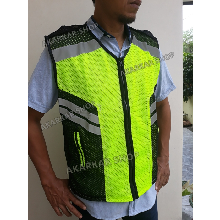 Mesh Safety Vest Project Vest Parking Vest Touring Vest | Shopee Malaysia