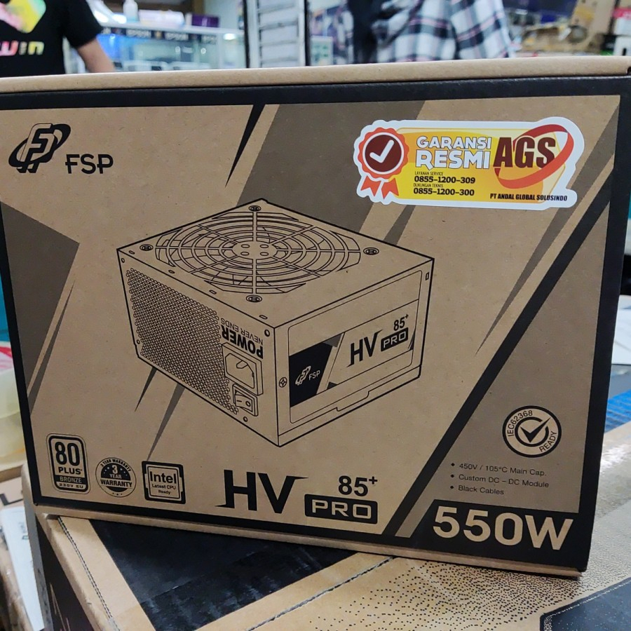 Psu FSP HV PRO 550W 80+ pure | Shopee Malaysia