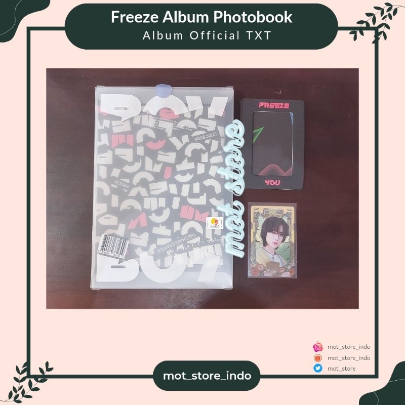 Photobook Album Freeze TXT | Shopee Malaysia