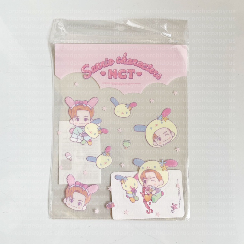 [SEALED] Jaemin NCT x Sanrio Characters Clear Sticker Set | Shopee Malaysia