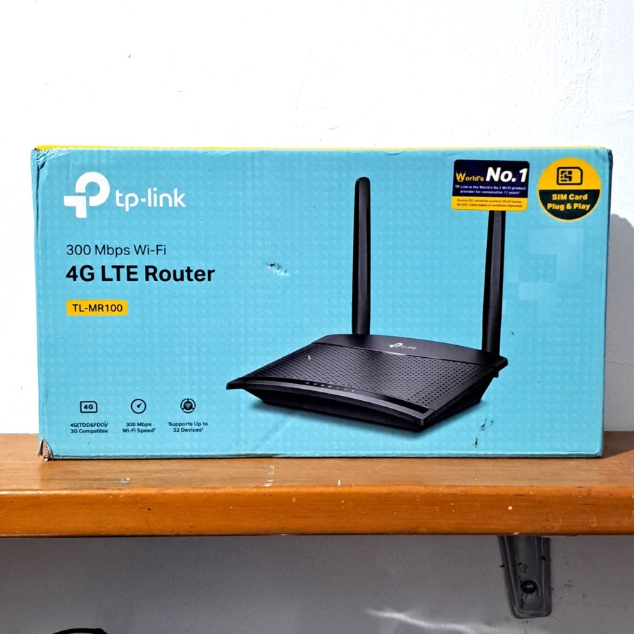 Tp Link TL MR100 4G Lte Router 300mbps Wireless | Shopee Malaysia