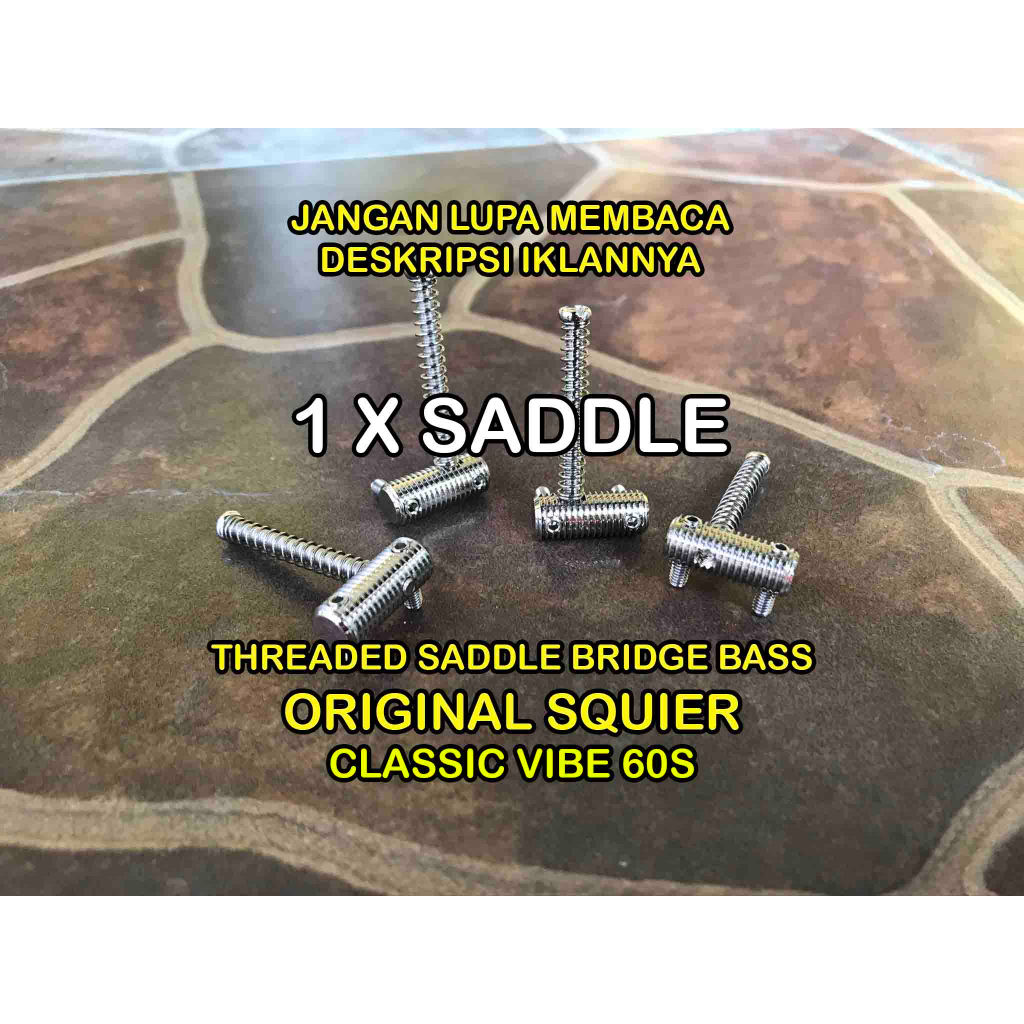 Saddle Vintage Threaded Original Bridge Squaer Classic Vibe Jazz Bass ...