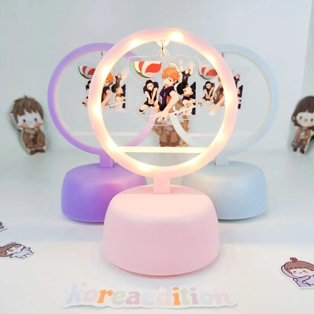 Acrylic Night Light Anime Stand Lamp Sleep Pastel Jujutsu Kaisen Haikyu ...