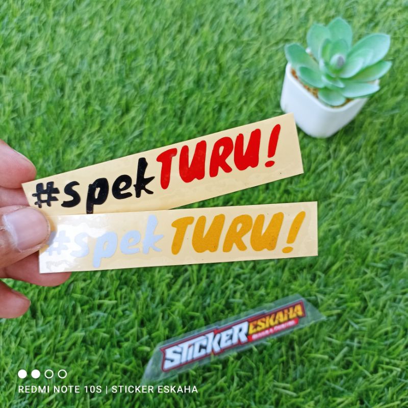Sticker Specs Turu Cutting Sticker | Shopee Malaysia