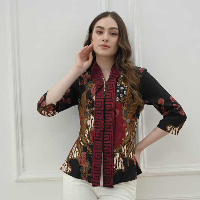 Aan 292P Batik Tops/ Women's Batik Blouse/ Batik Uniforms/ Couple Batik ...