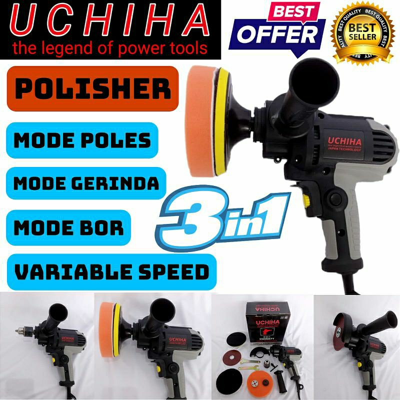 MESIN Motorcycle CAR POLISHING MACHINE UCHIHA JAPAN POLISHER MACHINE ...