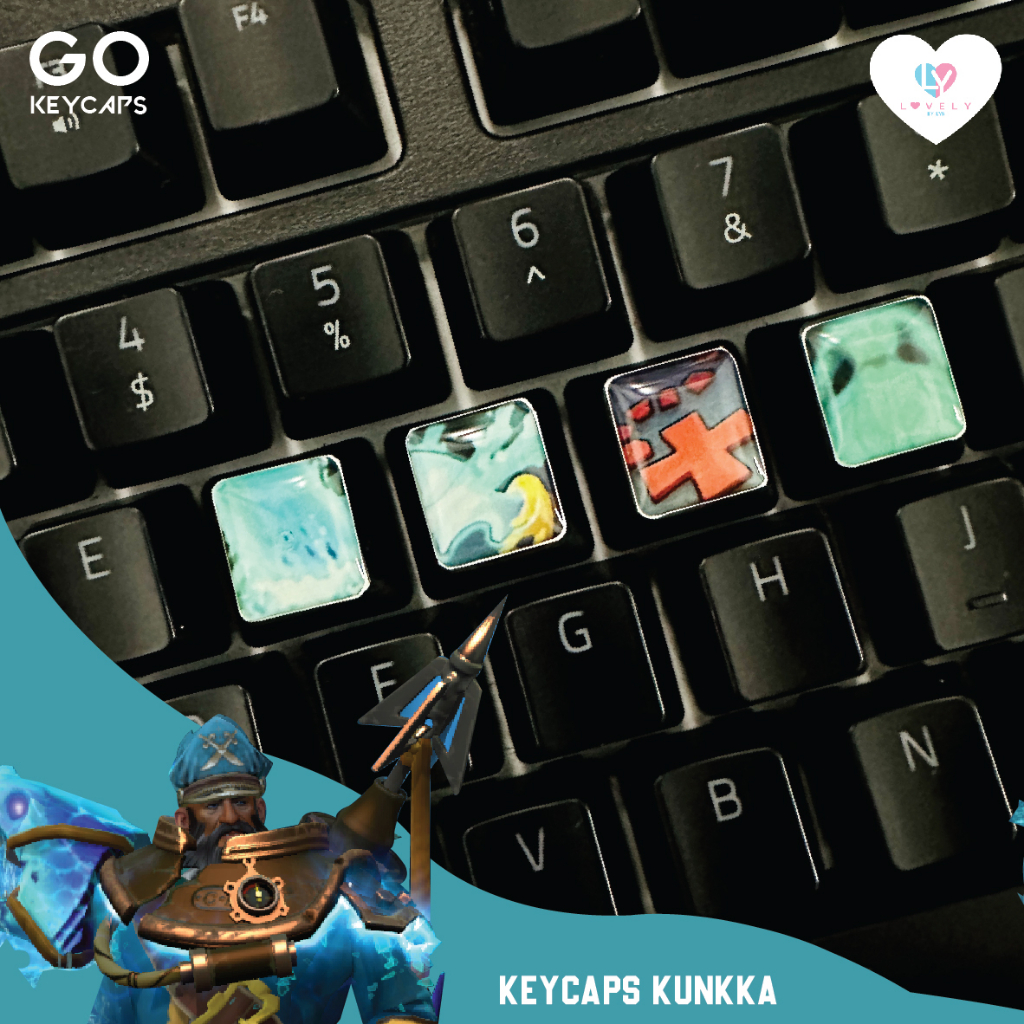 Keycaps PBT Dota 2 Ability Keycaps | GO KEYCAPS | Shopee Malaysia
