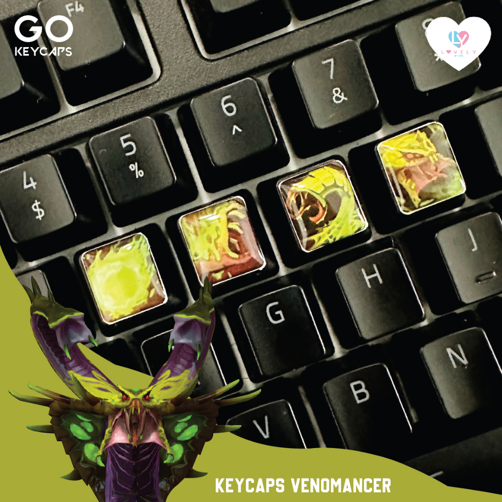 Keycaps PBT Dota 2 Venomancer Ability | Go KEYCAPS | Shopee Malaysia