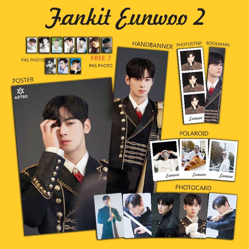 Astro CHA EUNWOO FANKIT ASTRO fan Save Package made by mochichim ...