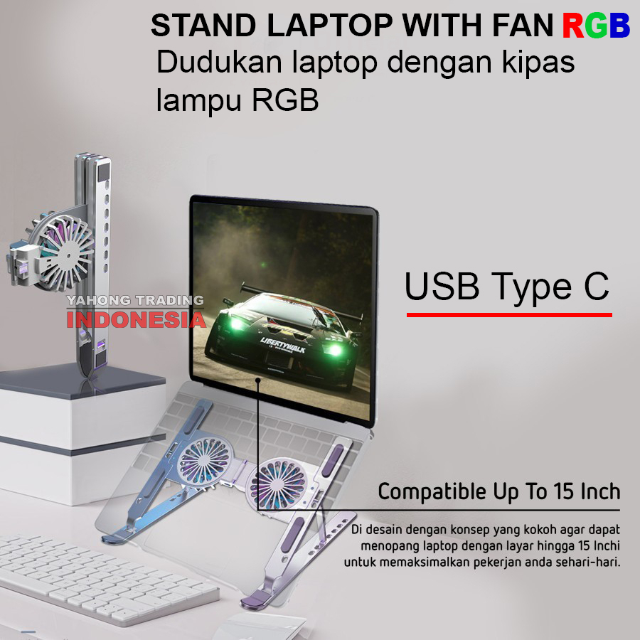 Laptop Stand Laptop Stand Laptop Stand Aluminum Cooling Pad With FAN ...