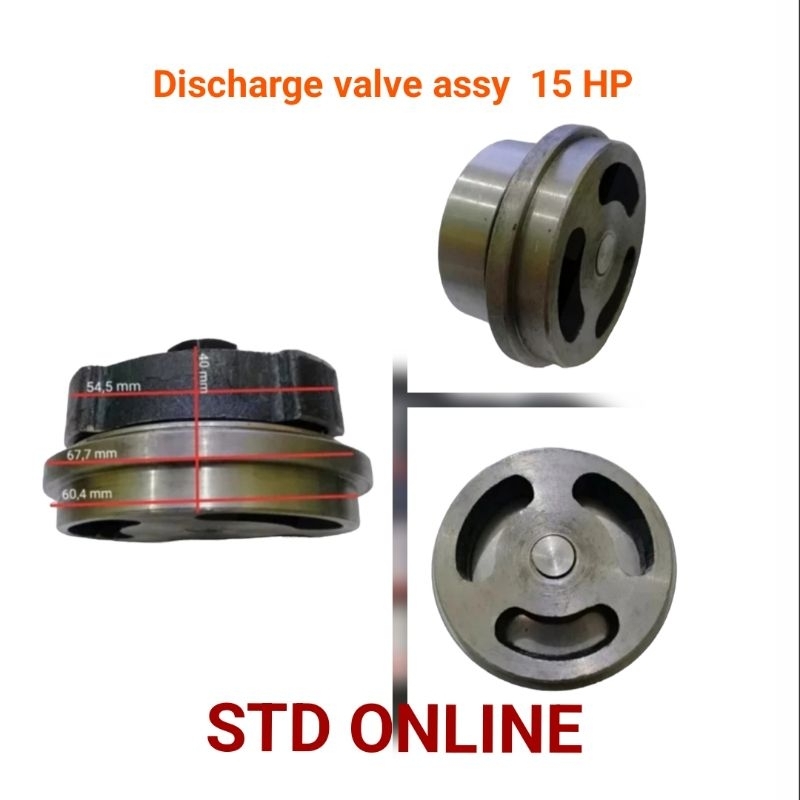15 HP DISCHARGE VALVE ASSY COMPRESSOR 15PK | Shopee Malaysia
