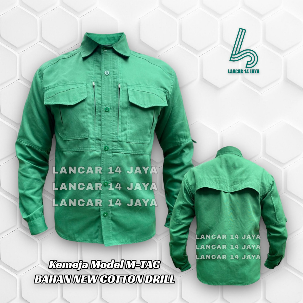 KEMEJA PDL Model M-tac Shirt / Tactical Shirt / PDH Long Sleeve / Men's ...