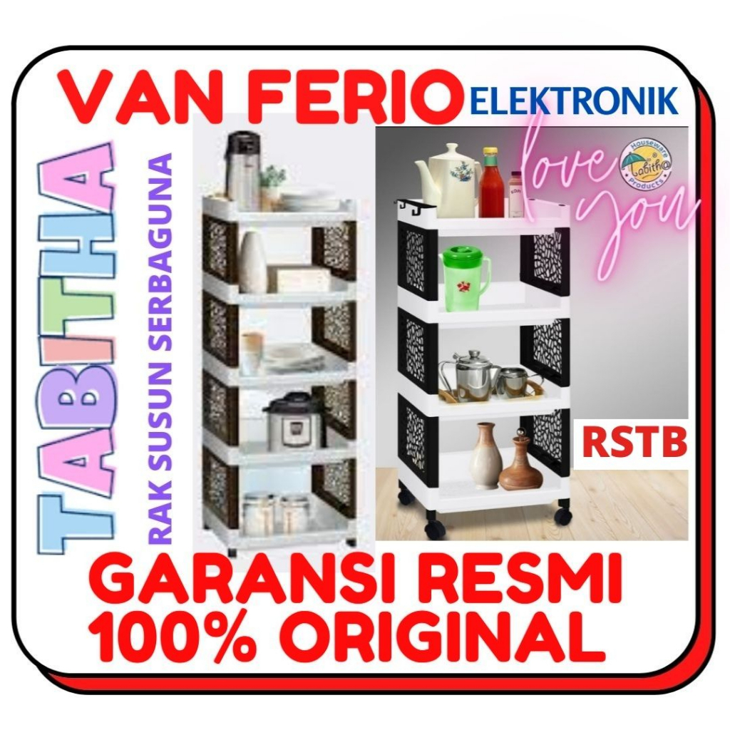 Rstb TABITHA 4 LAYERS / 5 LAYERS LARGE MULTIPURPOSE STACKING SHELF ...