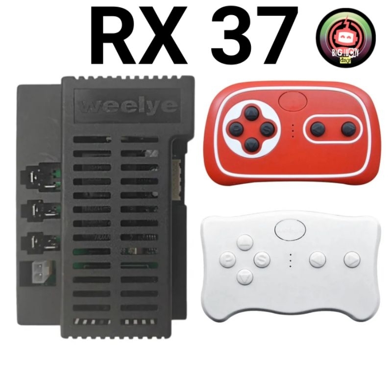 RX MESIN PUTIH HITAM Receiver REMOT WEELYE RX37 12V 7PIN 200W SOCKET ...
