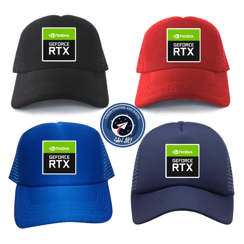 Nvidia Rtx logo trucker mesh hat | Shopee Malaysia