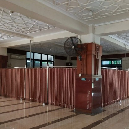 Mosque partition curtains for prayer room dividers for men and women ...