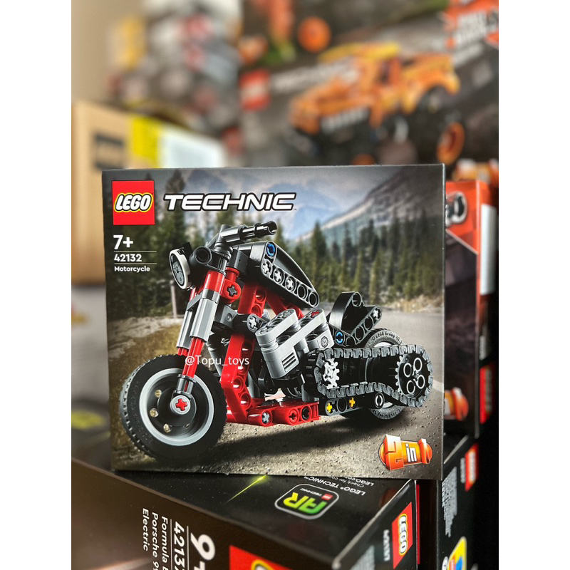 Lego Technic 42132 Motorcycle (163 Pieces) | Shopee Malaysia