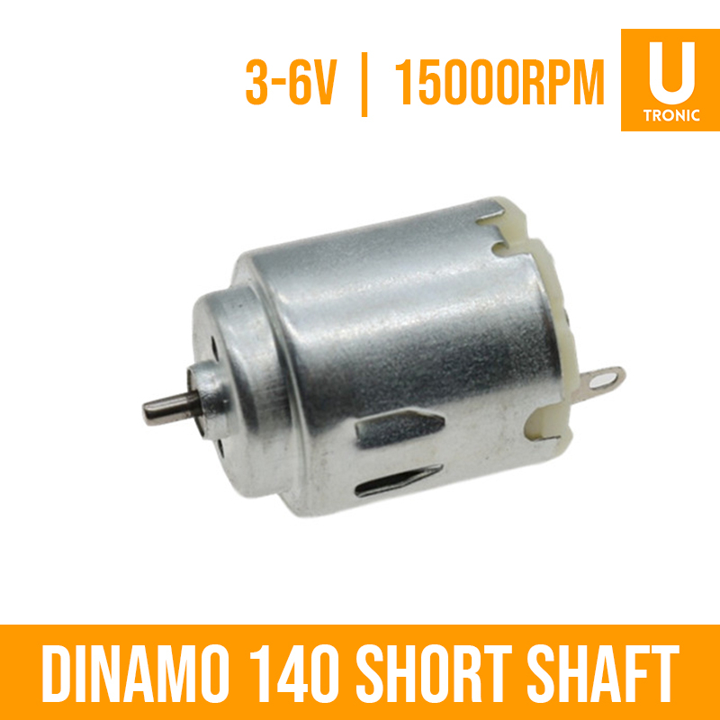 Short Shaft DC 140 Motor Dynamo | 3-6V | 15000Rpm (140MX) | Shopee Malaysia