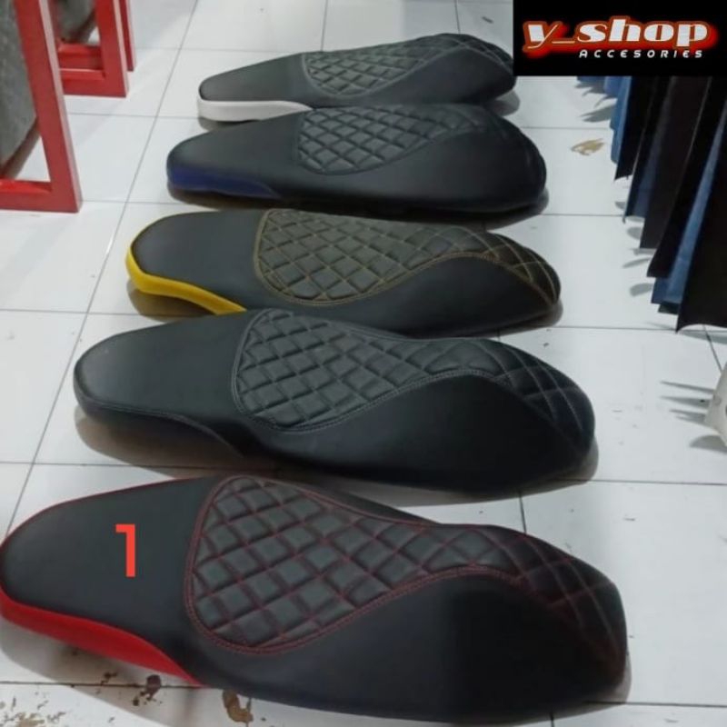 Leather Seat Cover Adv Nmax Aerox Lexi Pcx Freego Vario Adv Pcx Diamond Model MBtech Material ...