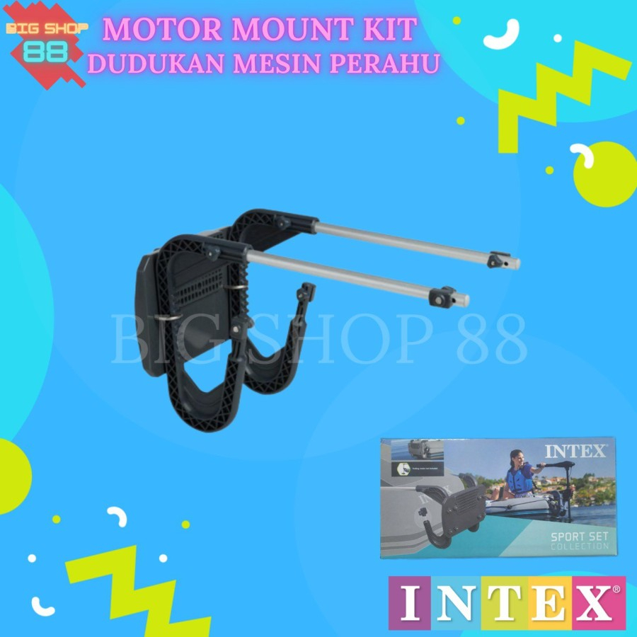 MESIN Intex 68624 Motor Mount Kit Inflatable Composite Boat Mount ...