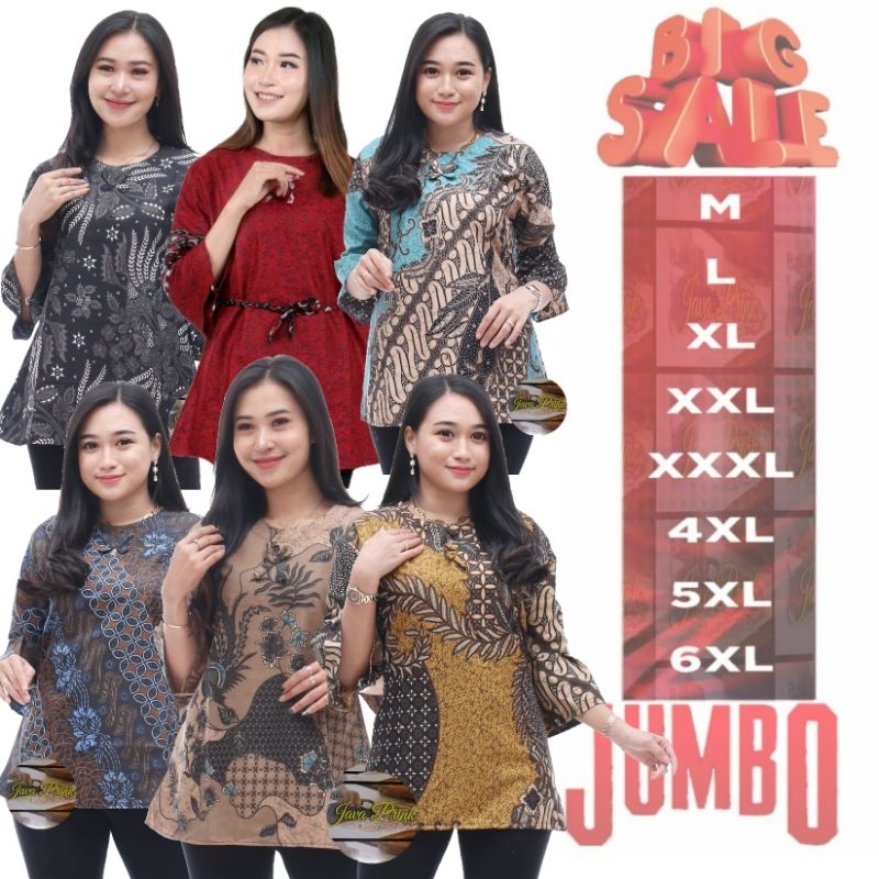 Batik JUMBO BIG SIZE JUMBO XXL XXXL 3L 4L 5L BATIK JUMBO COUPLE "M,L,XL,XXL,XXXL,XXXXL,XXXXXL ...