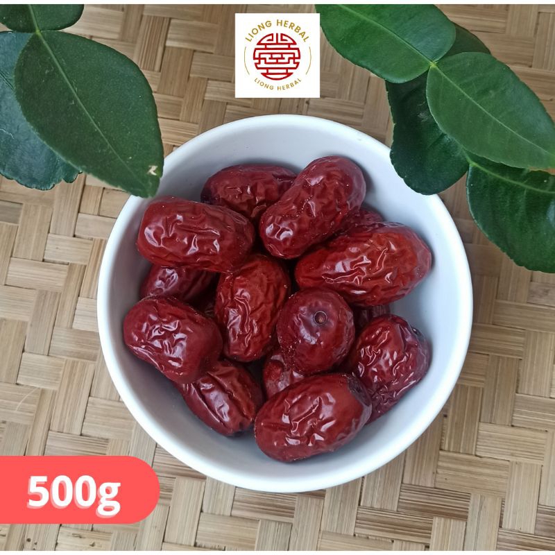 MERAH Angco PREMIUM/Red DATES/DRIED DATES/JUJUBE/ANG CO Red 500 Grams ...