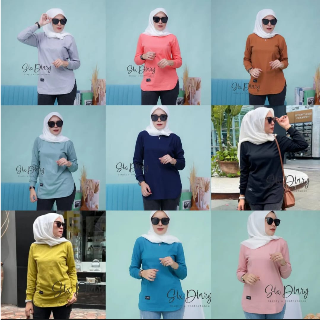 The Latest Six Diary Oval T-Shirt For Women 2023/women's Plain T-Shirt ...