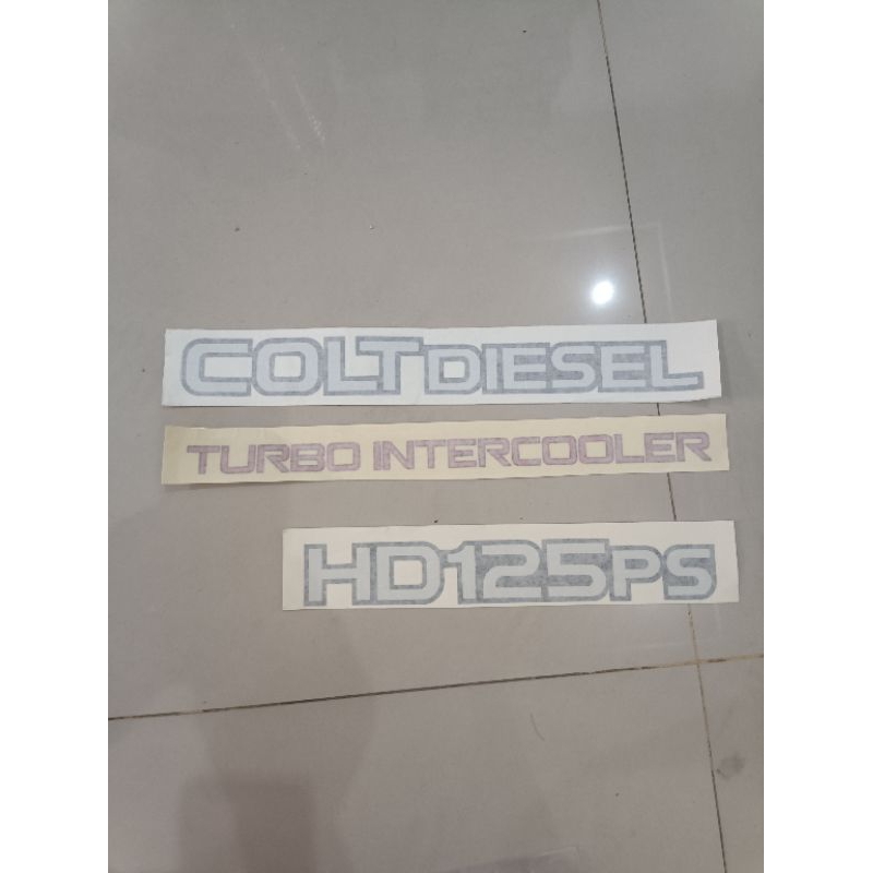 Original Colt Diesel, HD125PS, Mitsubishi Canter sticker set | Shopee ...