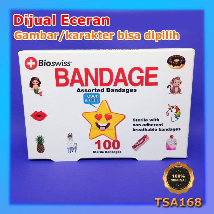 Bioswiss Assorted Bandages Cute Wound Plaster USA HansaplastAid ...