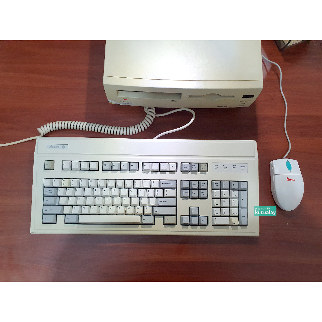 Old School Acer 6311 Vintage 1991 Retrobright & Lube Mechanical ...