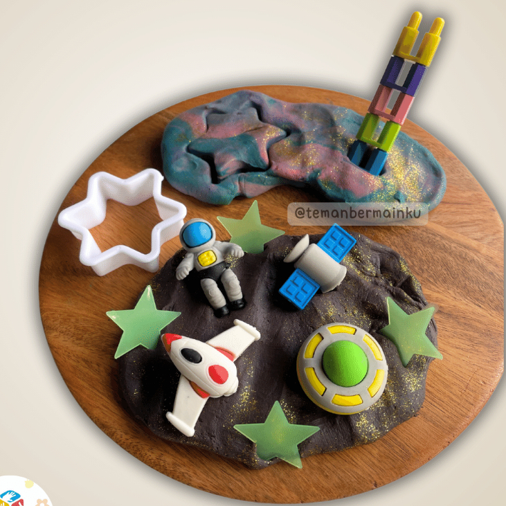 Space Playdough Kit in Jar | Shopee Malaysia